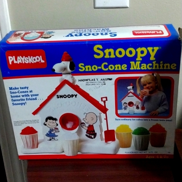 Playskool | Toys | Snoopy Snow Cone Maker | Poshmark
